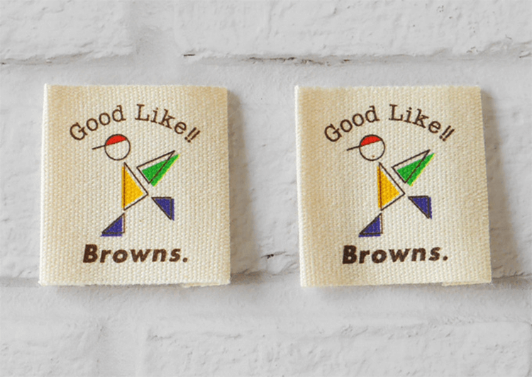 (PN-029)大阪府大阪市北区【KF】様ご依頼のオリジナルブランドネームタグの製作をしました